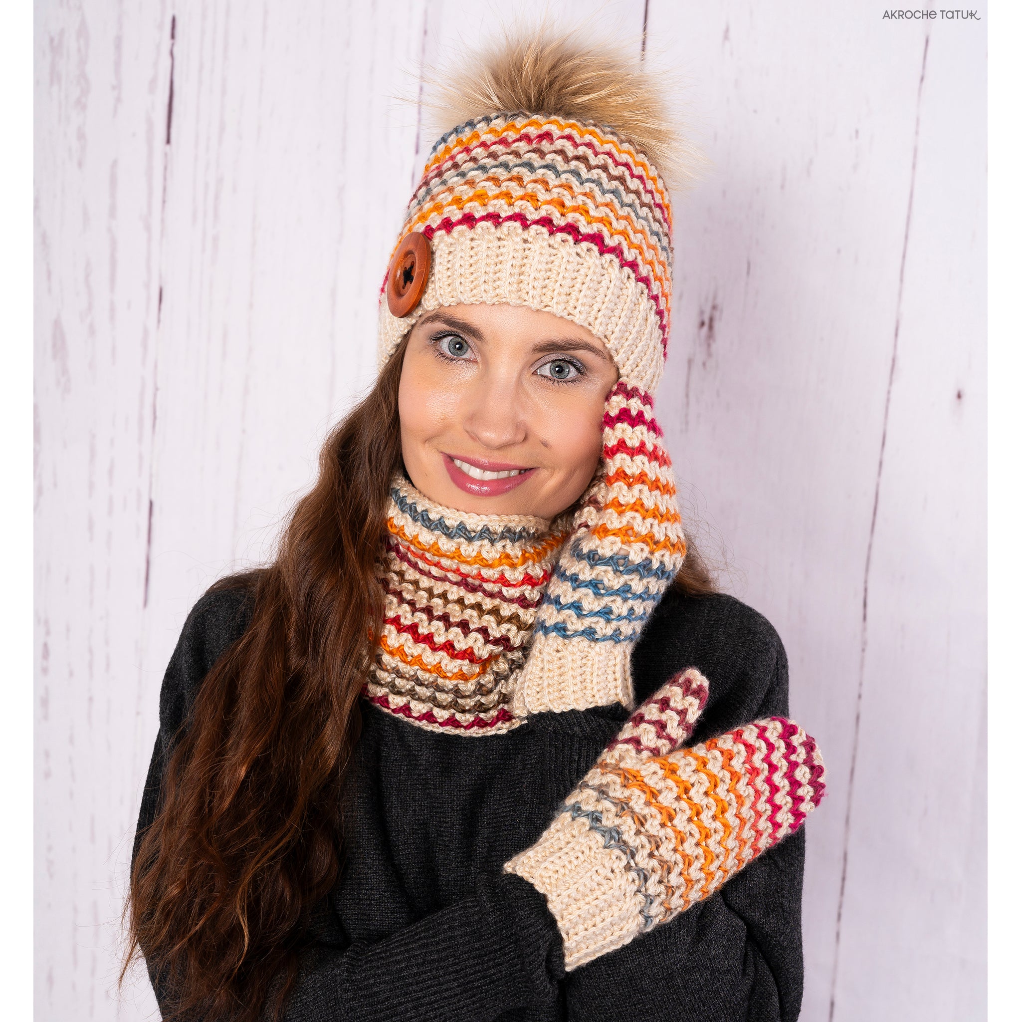 Patron au crochet - Hudson (tuque et cache-cou) – AkrocheTatuk