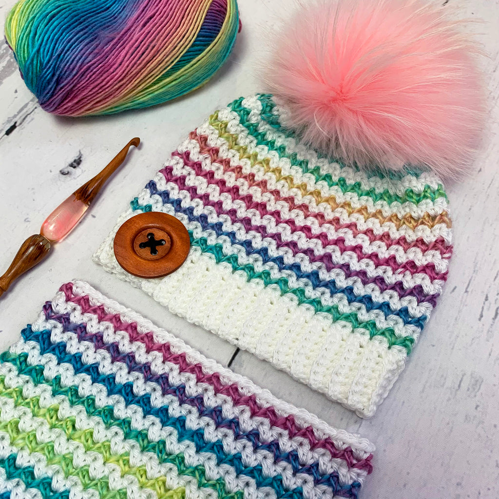 Crochet pattern - Hudson (hat and cowl) – AkrocheTatuk